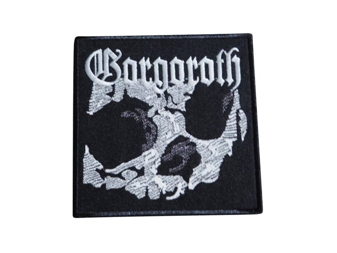 GORGOROTH Embroidered High Quality Logo Patch Ghaal Wyrd Metal, Black ...