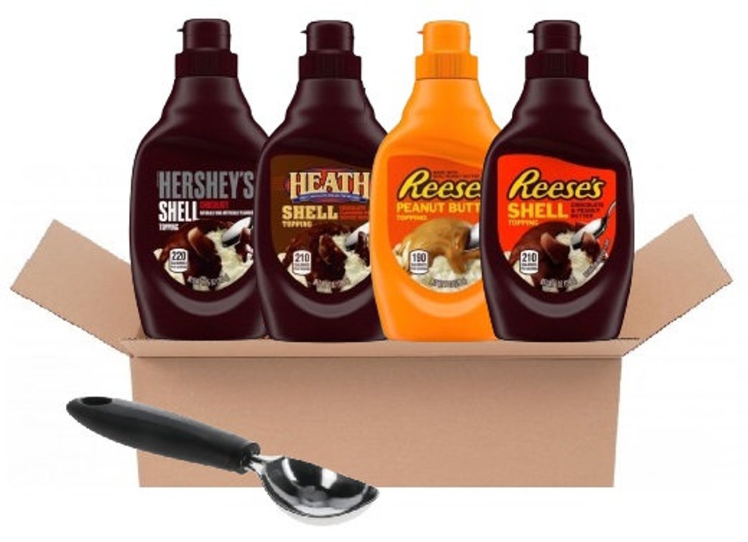 Ice Cream Shell Toppings Gift Set Care Package Hershey's Chocolate ...
