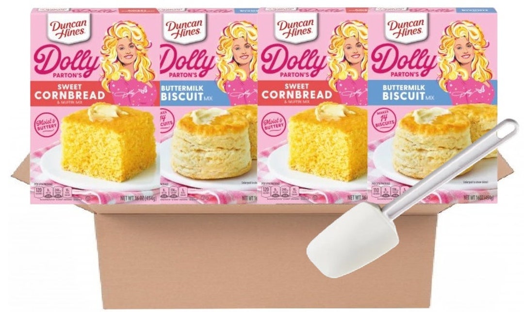 Dolly Parton Sweet Cornbread & Buttermilk Biscuit Mixes Gift Box Set ...