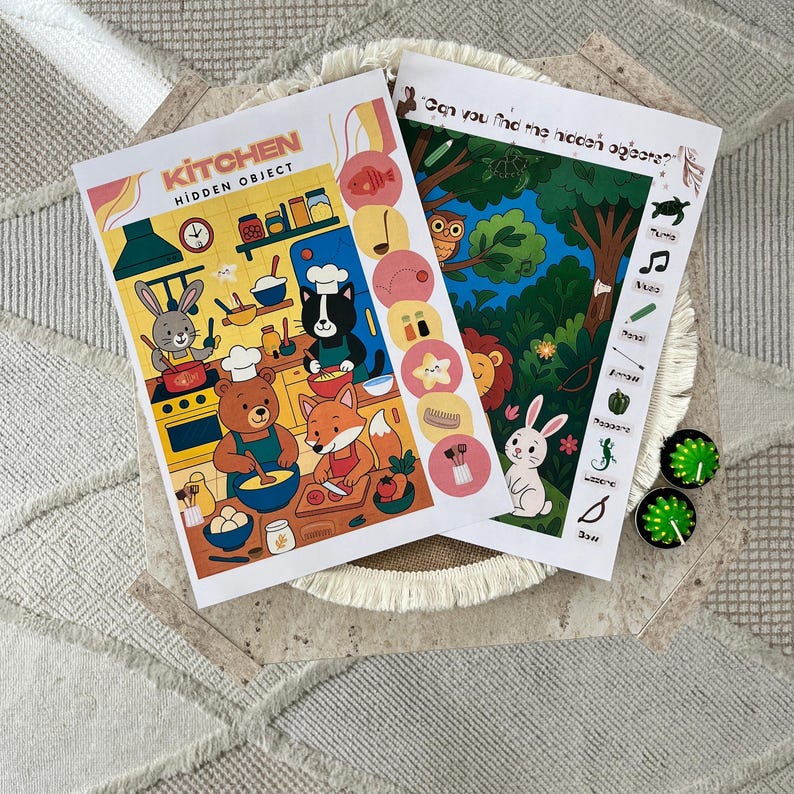 Hidden Object Coloring Pages: Seasonal Spy and Find Activity Book - Etsy