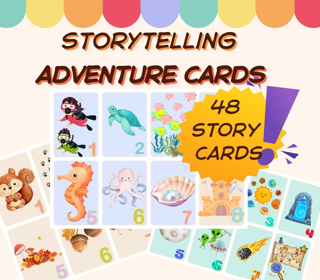 Storytelling Adventure Cards for Kids Creative Writing Prompts ...