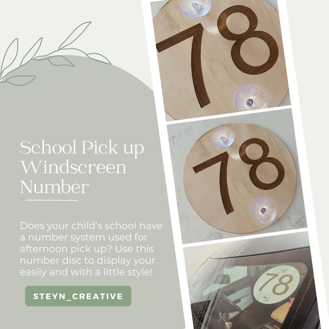 School Pick-up Signs, Student Pick-up Signs - Etsy Australia