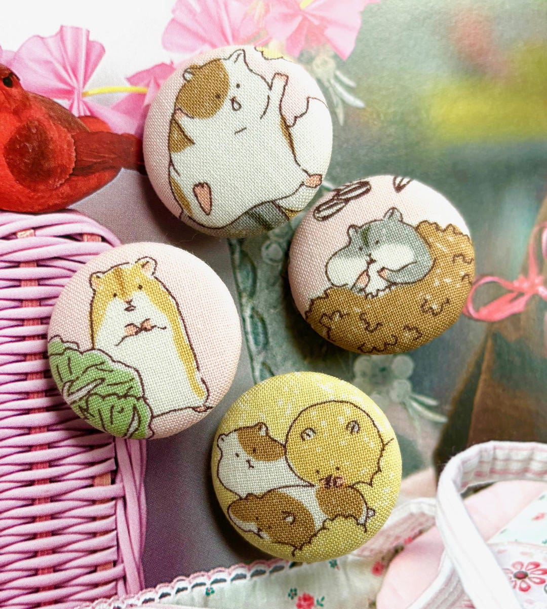 4 Large Hamster Mouse Animal Dress Coat Jacket Bag Decorative Fabric ...