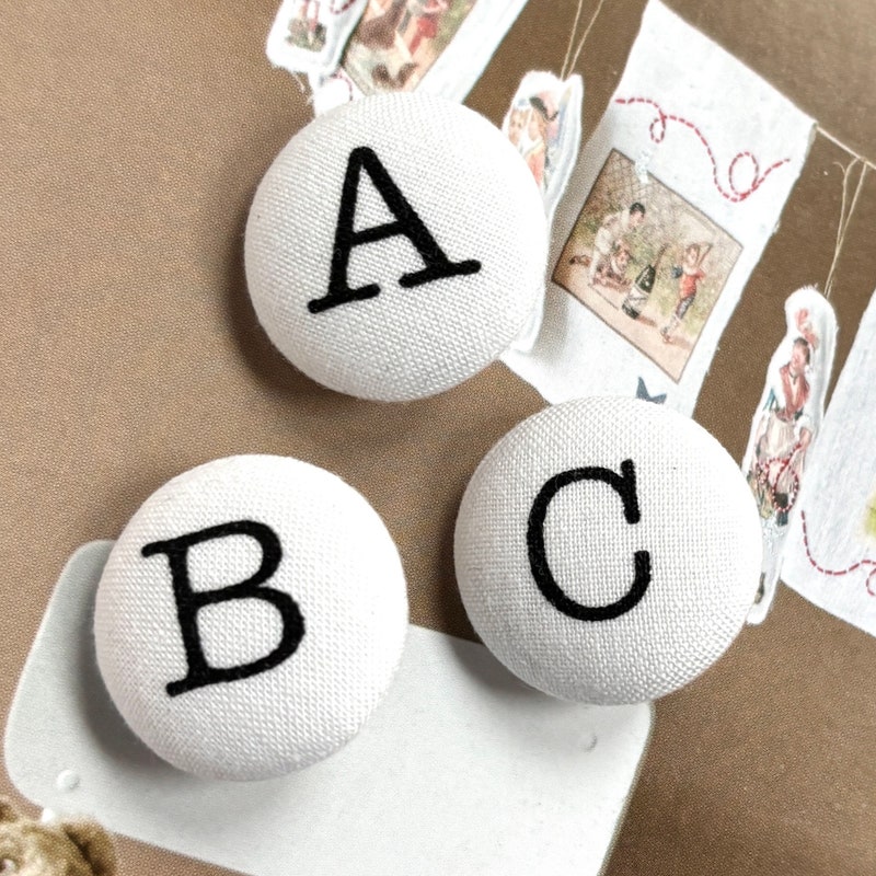 Alphabet Buttons - Etsy