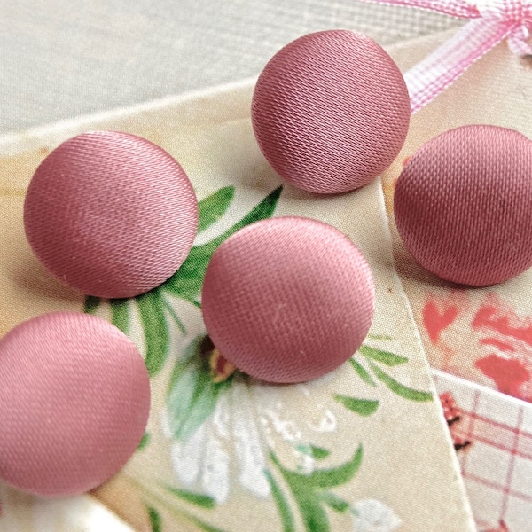 Dark Pink Buttons - Etsy