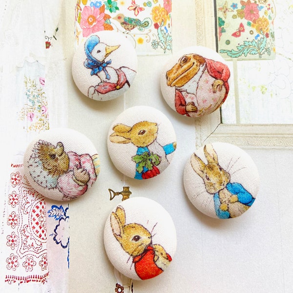 White Rabbit Button - Etsy