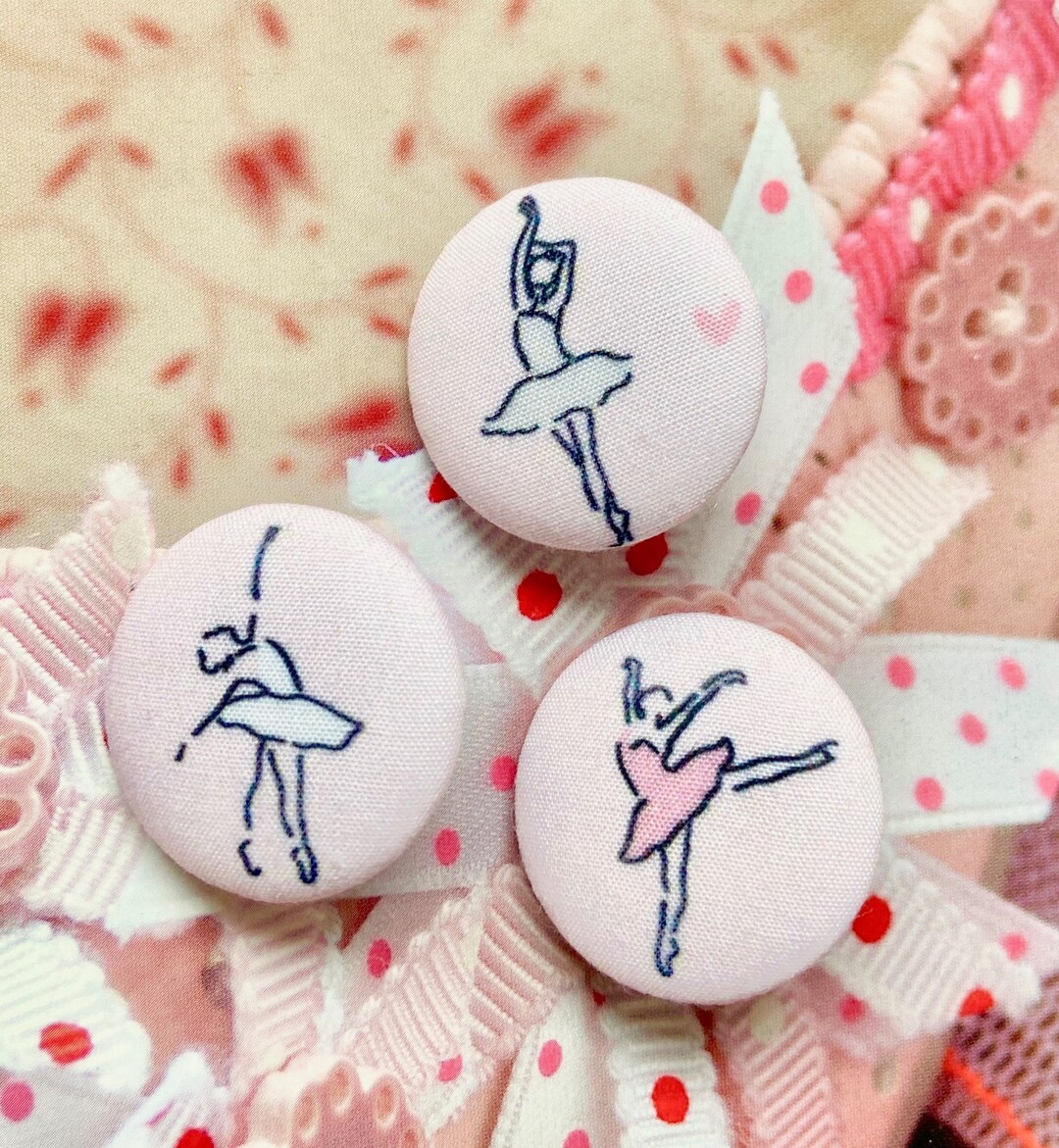 3 Large Pink Ballerina Ballet Dancers Jacket Coat Dress Bag Decorative ...