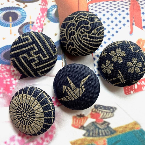 Large Floral Buttons - Etsy