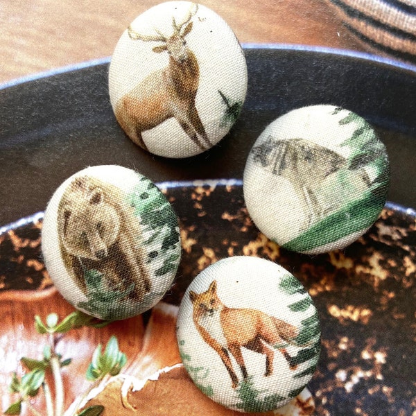 Animal Buttons - Etsy UK