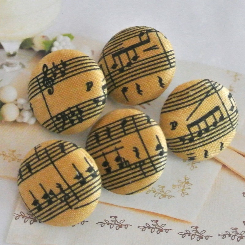 Music Buttons - Etsy