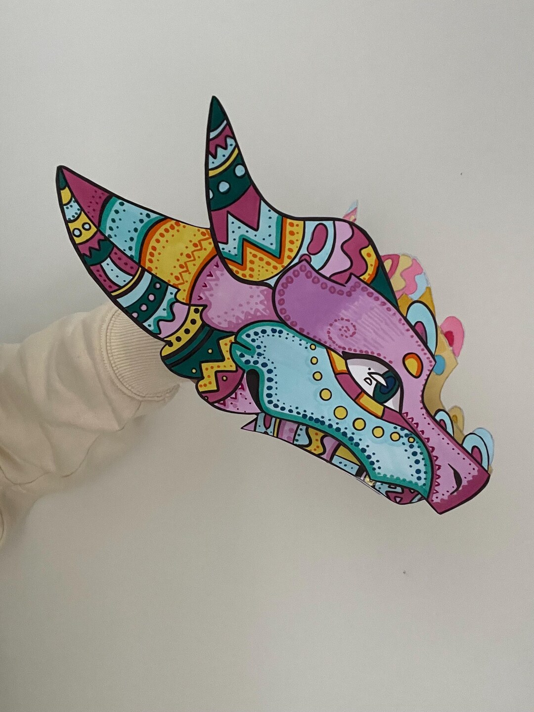 EASTER SPECIAL Dragon Puppet Kit (downloadable) - Etsy