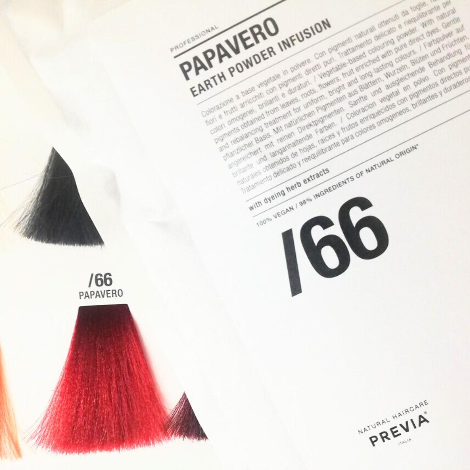 Red Blonde Herbal Hair Color Previa Earth Infusion Powder Intense Red ...