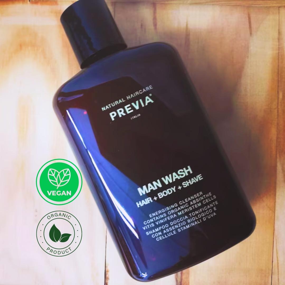 Energizing Absinthe Man Hair Wash - Organic Body Wash & Shave Gel ...