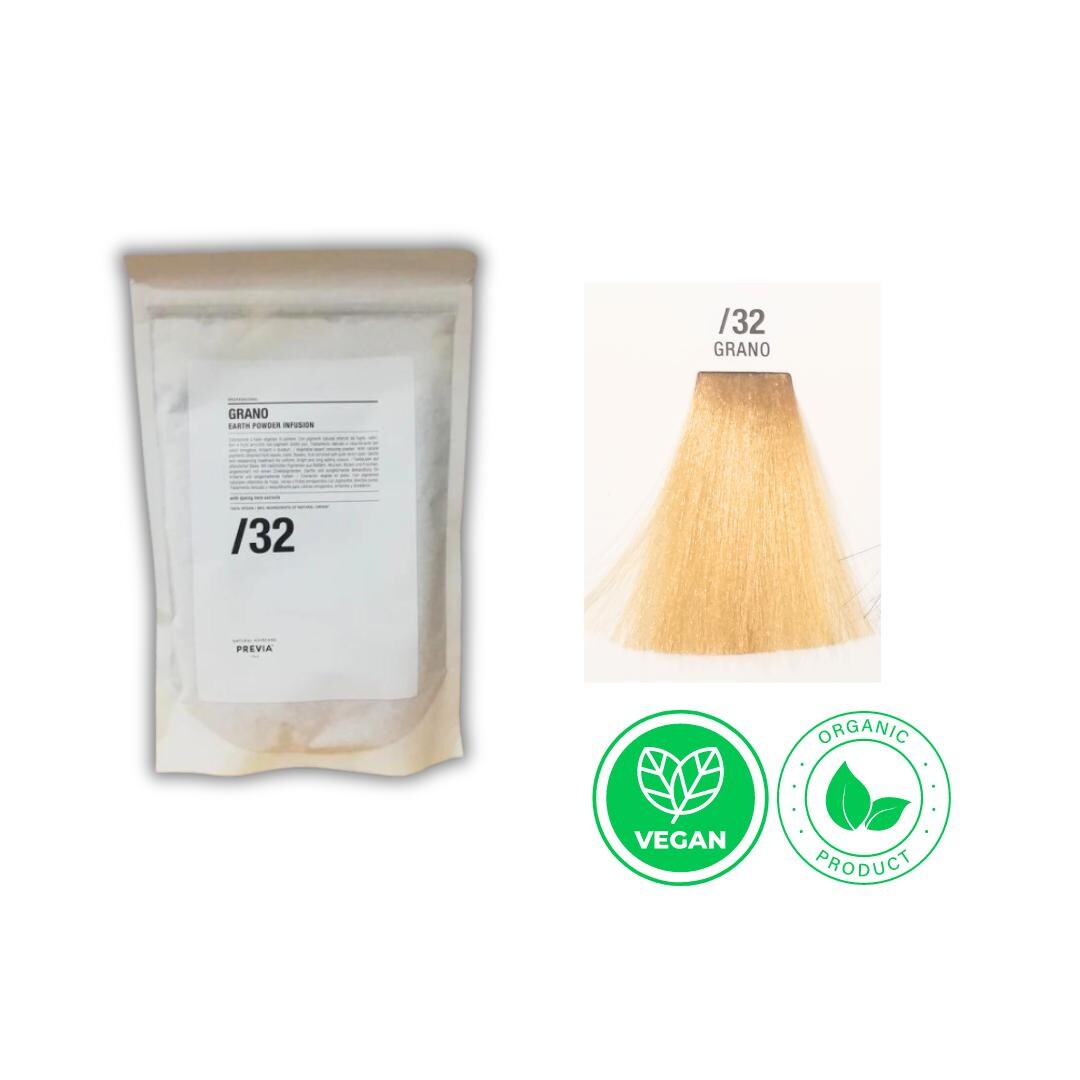 Light Golden Blonde Herbal Hair Color Previa Earth Infusion Powder ...
