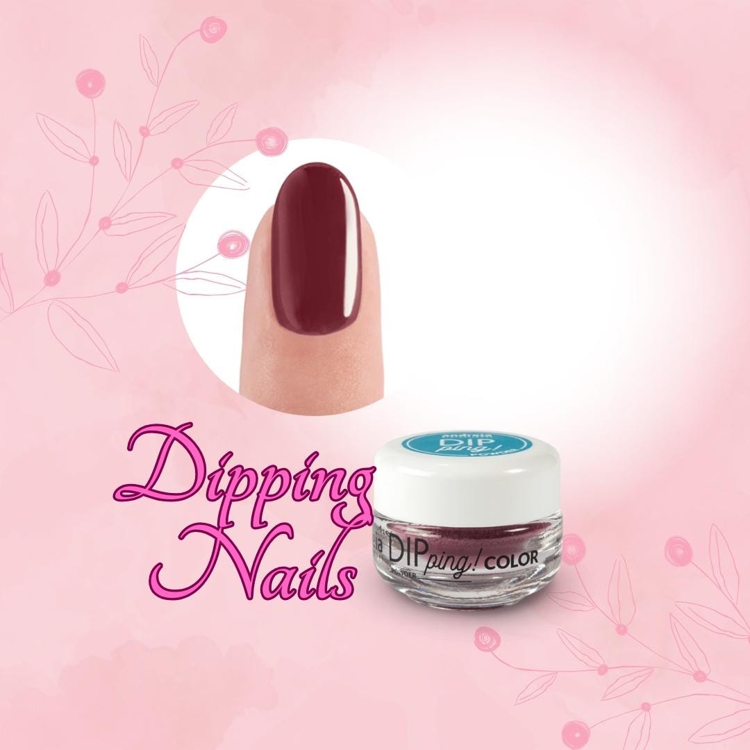 Professional Plum Dipping Color Powder for Dipping Nails - Etsy