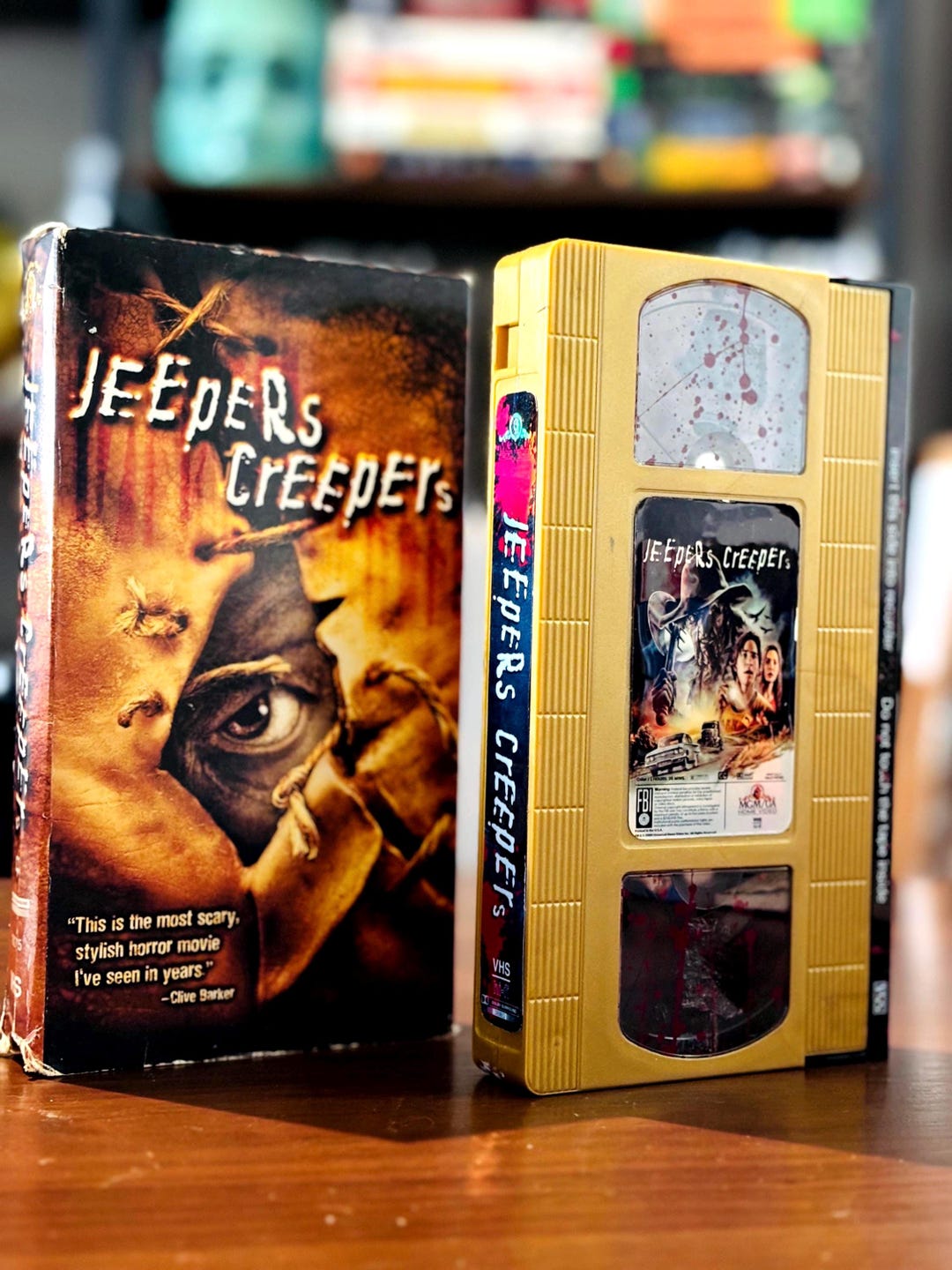 Jeepers Creepers Custom VHS Tape Spoolswaps Limited Edition - Etsy