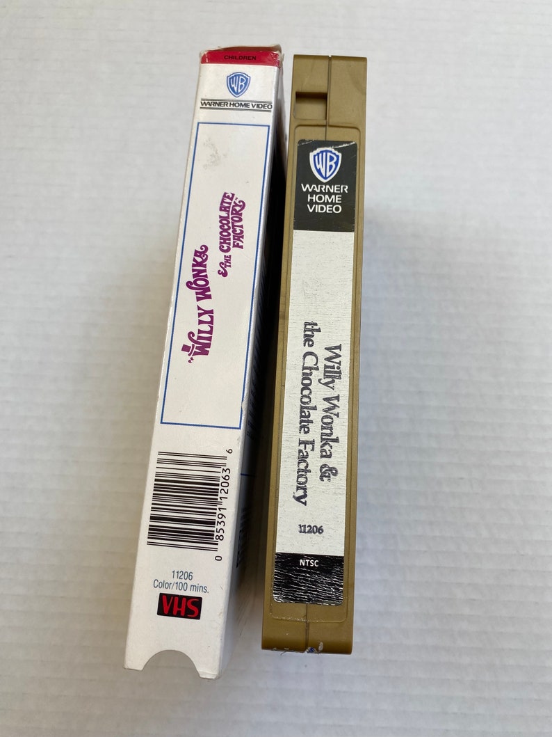 Willy Wonka and the Chocolate Factory VHS, 1986 Vintage Edition David Wolper Spoolswaps Limited ...