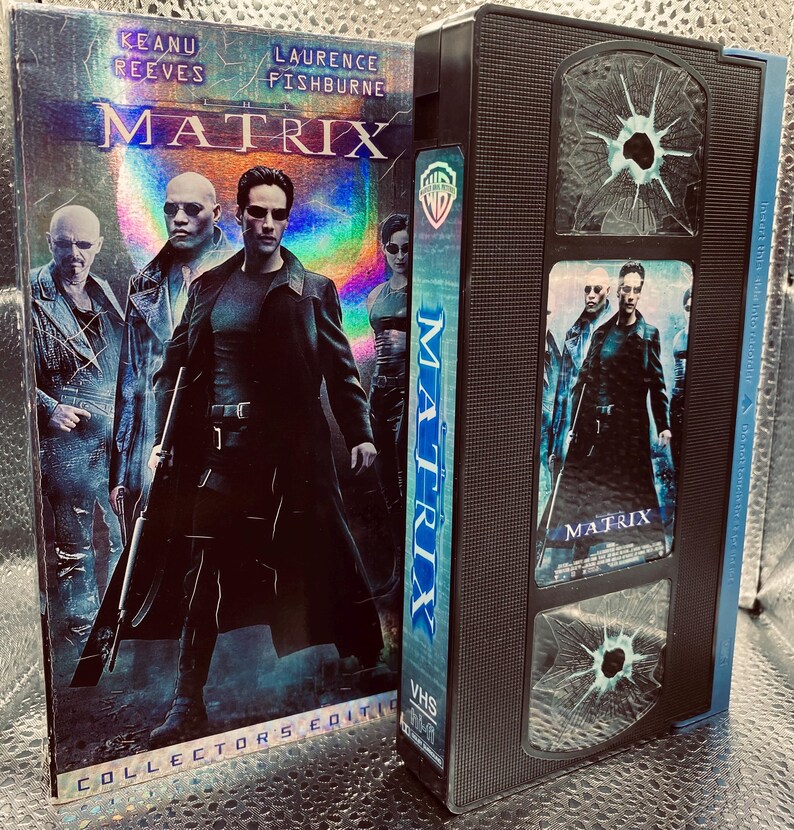 The Matrix Custom VHS Tape 1999 Spoolswaps Limited Edition Custom VHS ...