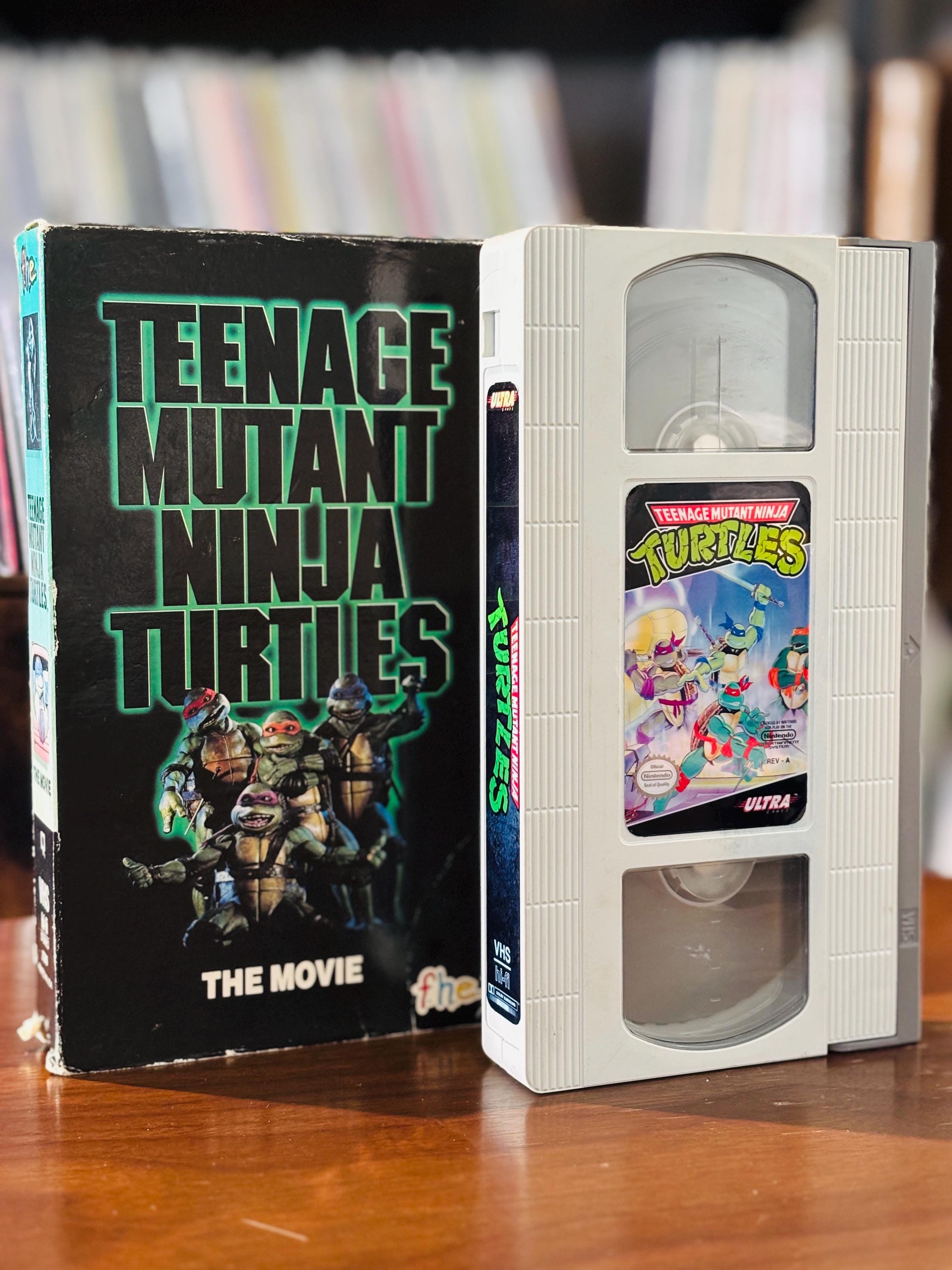 Teenage Mutant Ninja Turtles Custom VHS Tape Nintendo NES Edition - Etsy