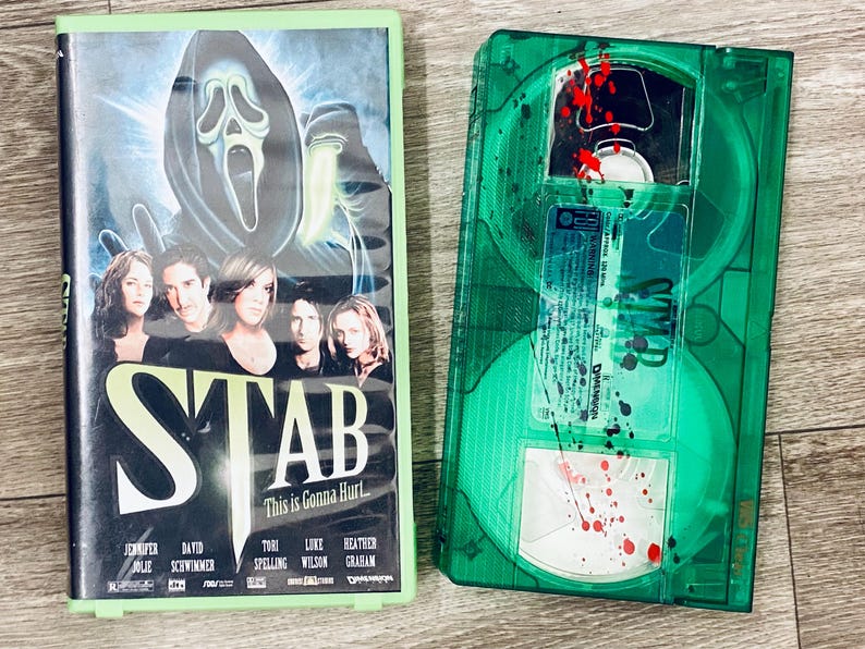 Signed Stab VHS Tape – Ghostface Roger L. Jackson, JSA Certified Horror ...