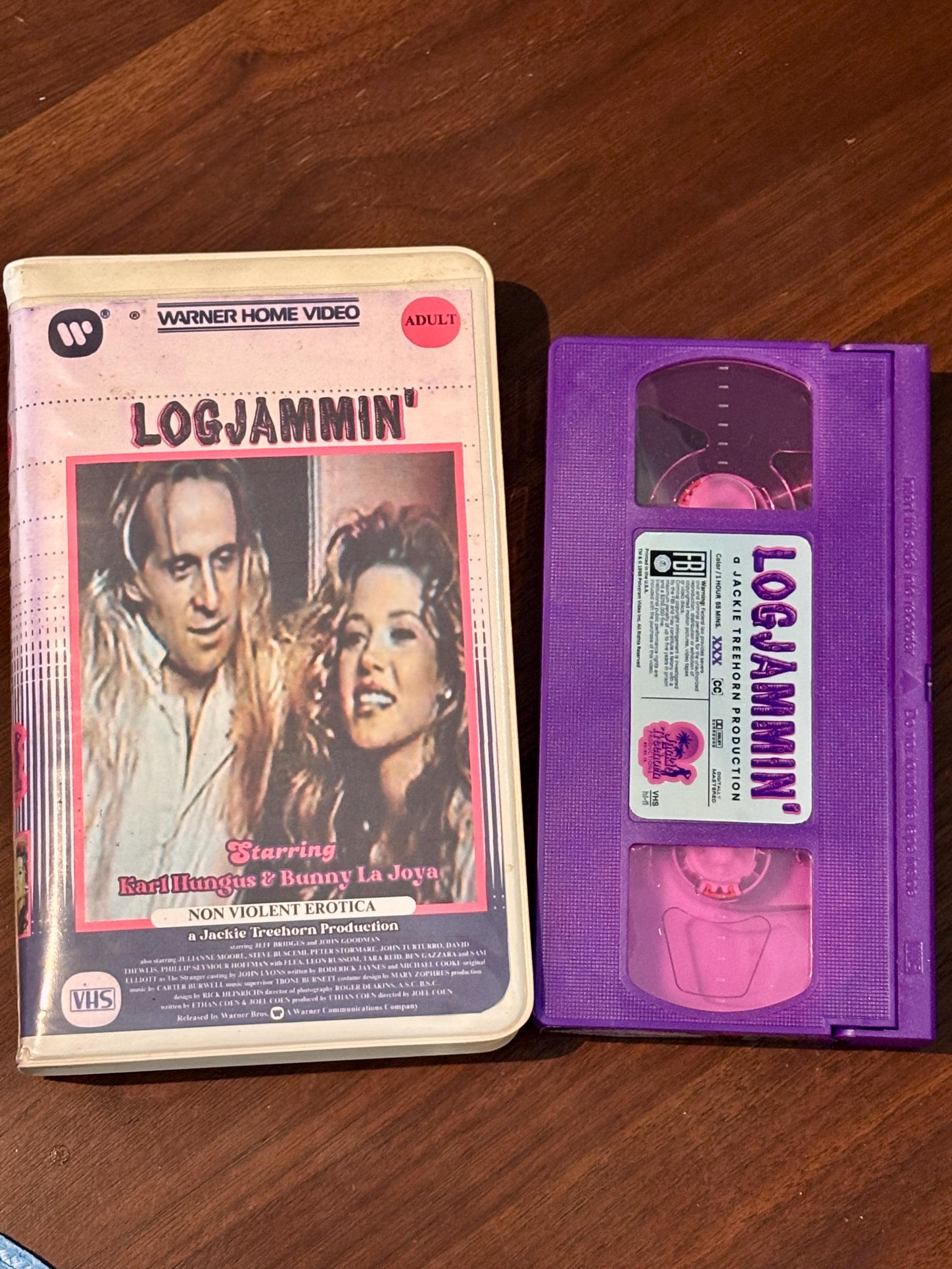 Logjammin’ Custom VHS Tape - Big Lebowski Limited Edition Custom VHS ...