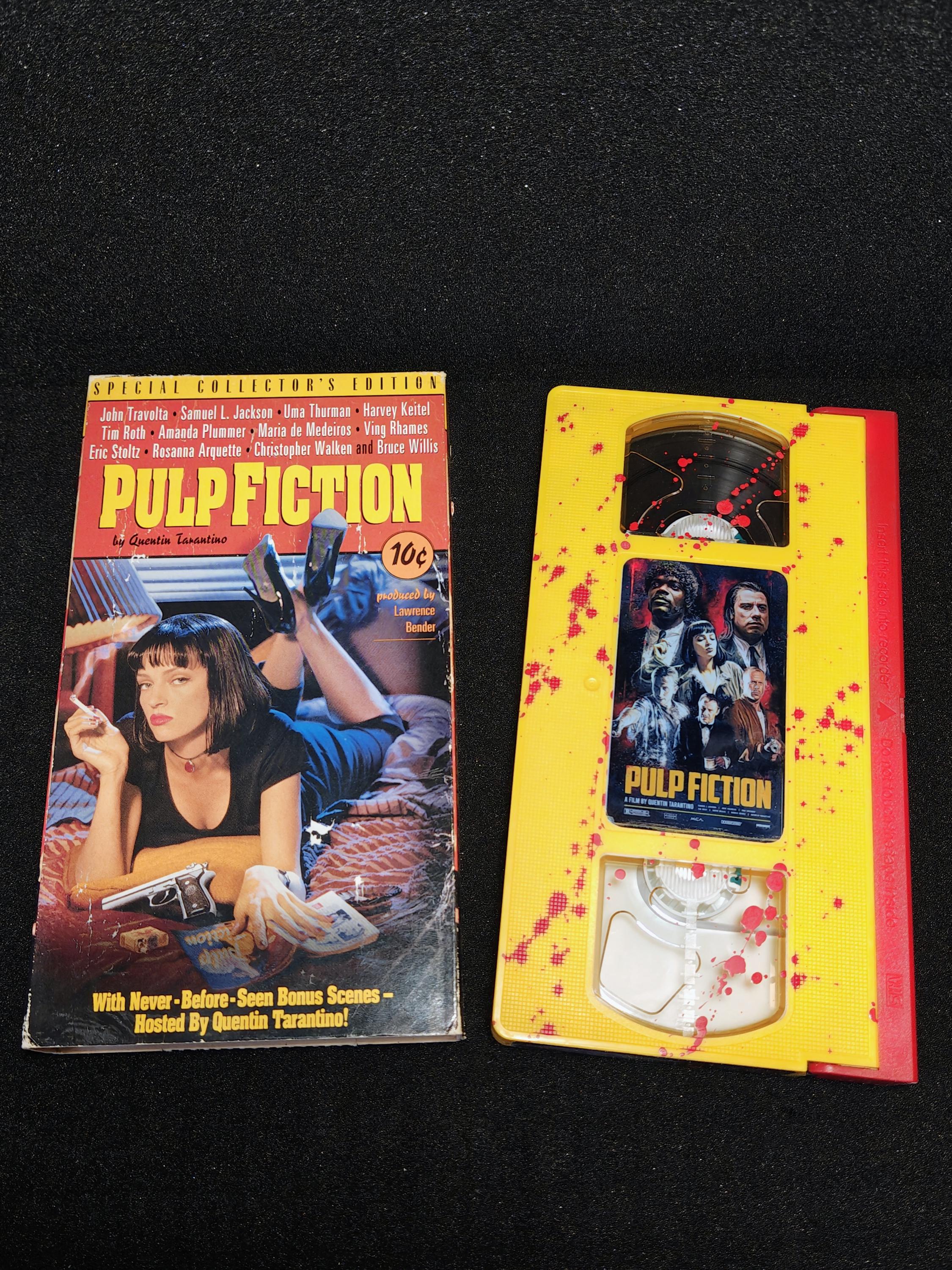 Pulp Fiction Custom VHS Tape Spoolswaps Limited Edition Custom Horror ...