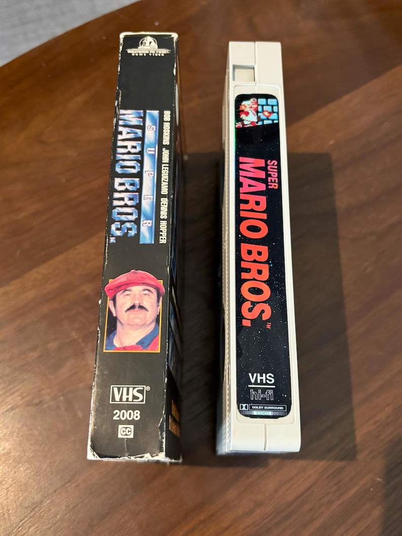 NES Themed Custom Super Mario Bros. Vhs Tape - Etsy