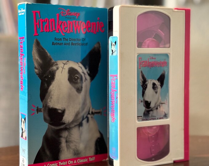 Frankenweenie Custom VHS Tape Limited Edition Tim Burton - Etsy