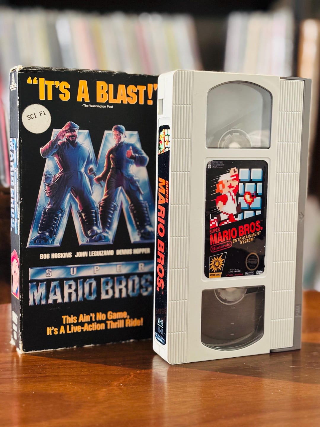 NES Themed Custom Super Mario Bros. Vhs Tape - Etsy