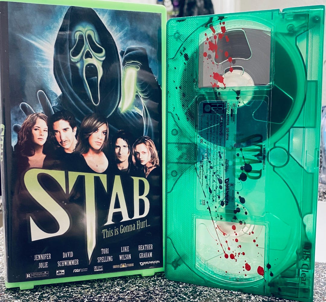 Signed Stab VHS Tape – Ghostface Roger L. Jackson, JSA Certified Horror ...