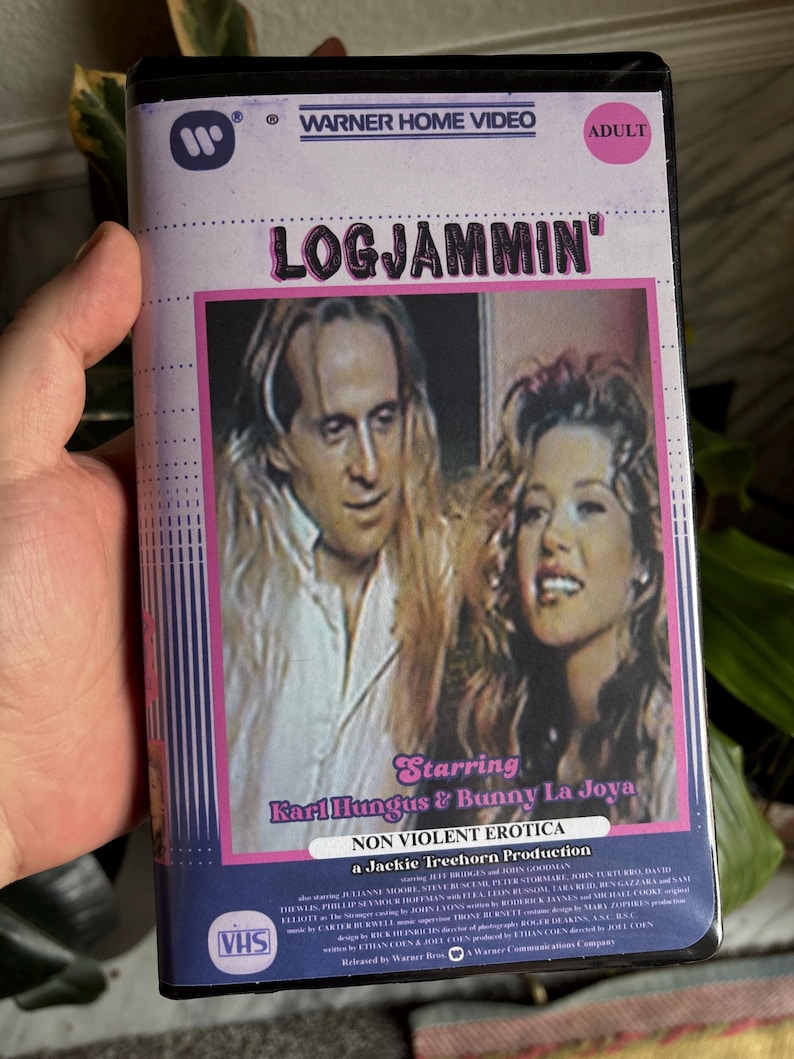 Logjammin’ Custom VHS Tape - Big Lebowski Limited Edition Custom VHS ...