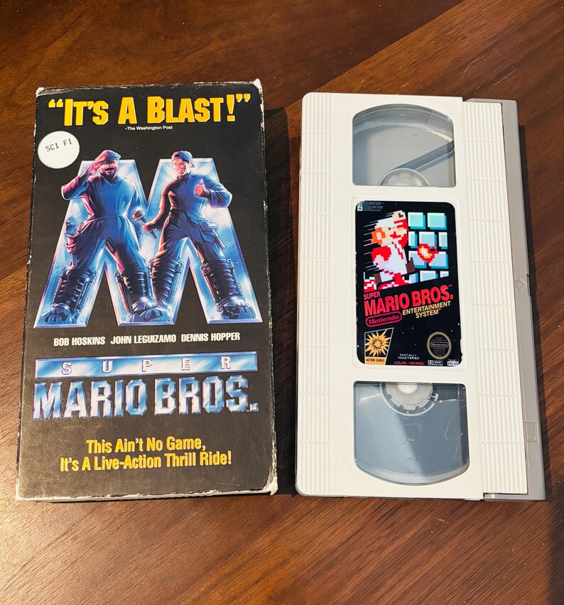 NES Themed Custom Super Mario Bros. Vhs Tape - Etsy