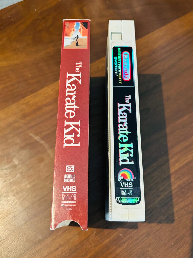 Karate Kid Custom VHS Tape Nintendo NES Edition - Etsy