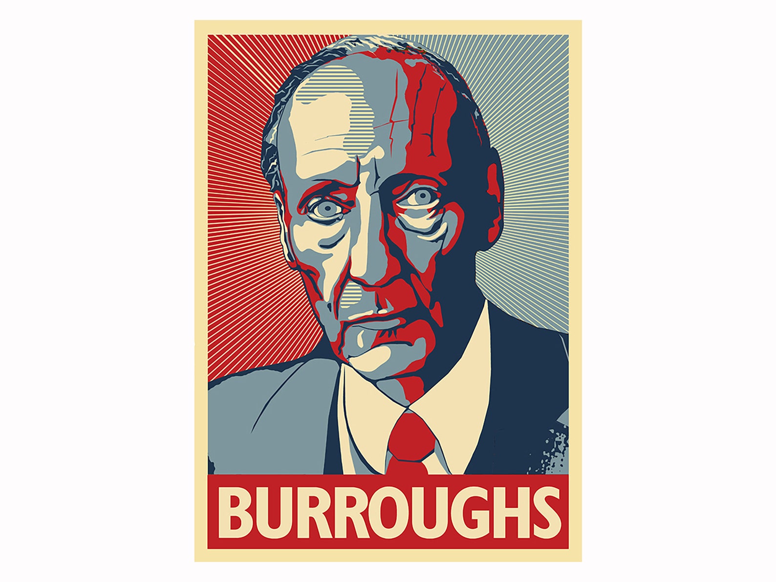 William S. Burroughs - Junkie, Novelist, Essayist - A Poster by Atelier ...