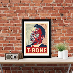 T-bone Walker - Blues Guitarist & Singer - A Poster by Atelier ...