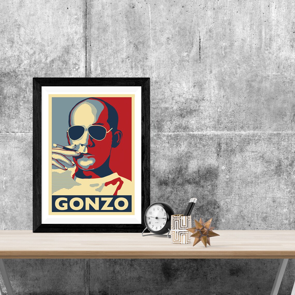 HUNTER S. THOMPSON GONZO Art Print Poster - 14” X 20” - Etsy