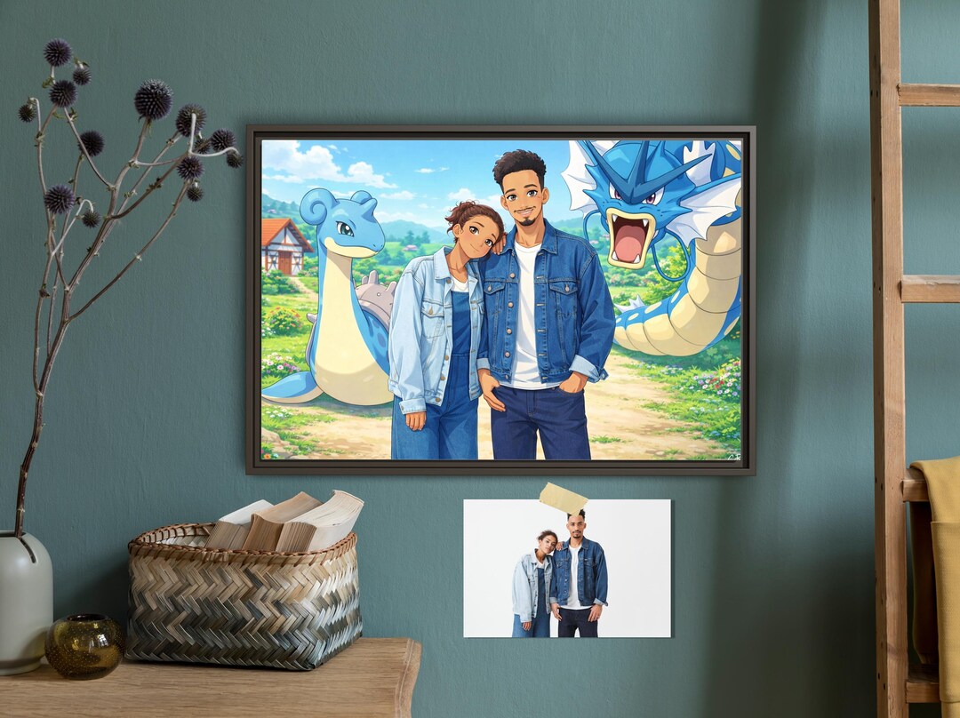 Custom Magical Creature Anime Art, (framed) Canvas, Poster or Digital ...