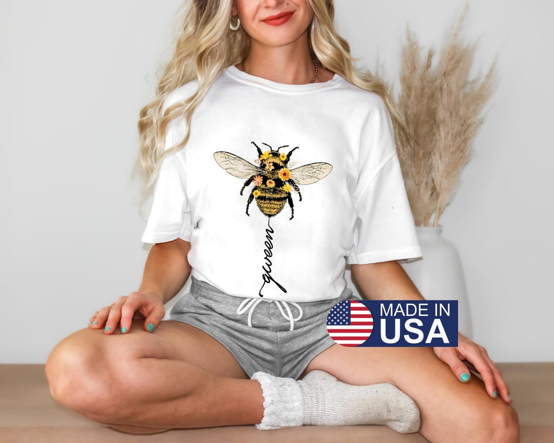 Comfort Colors® Queen Bee Shirt Cute Bee T Shirt Queen Shirts for Women ...