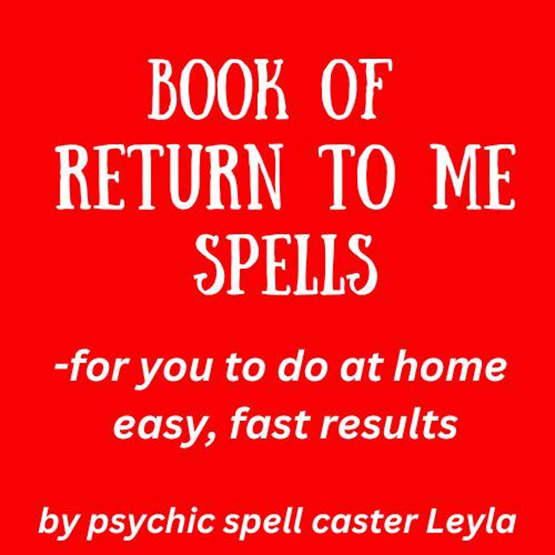 Come Back to Me Book of Spells/return to Me Book of Spells - to Do at ...