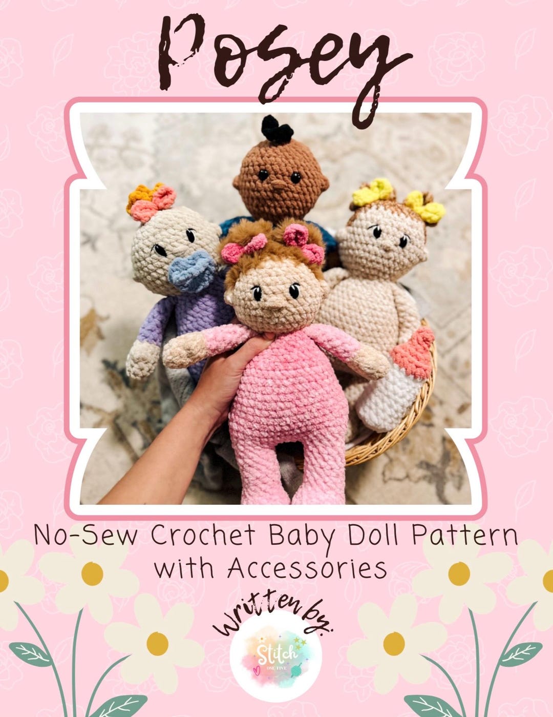 Posey No-sew Crochet PATTERN, Baby Doll - Etsy