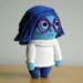 Sadness Crochet Pattern - Inside Out Inspired Amigurumi Doll PDF - DIY ...