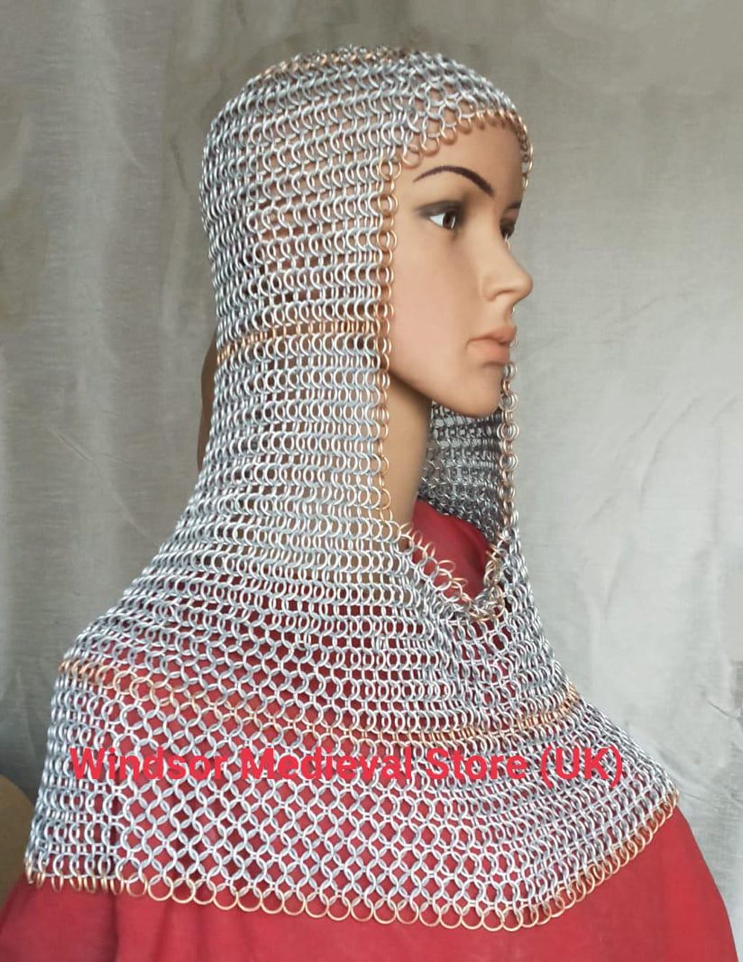 Medieval Chainmail Hood Aluminium - Etsy