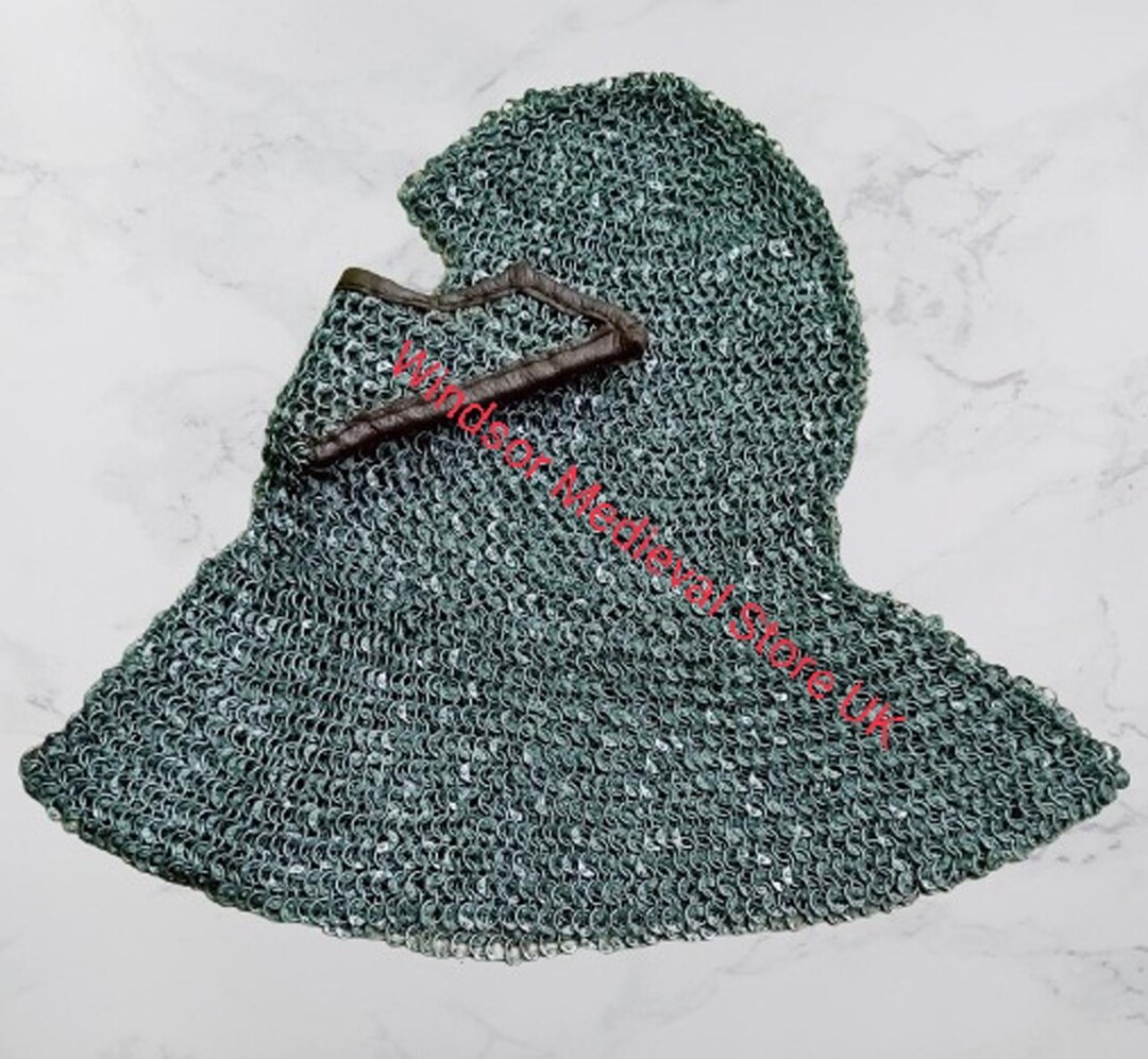 Chainmail Hood 8MM ID 17gauge Dome Riveted Round Rings Without Washer M ...