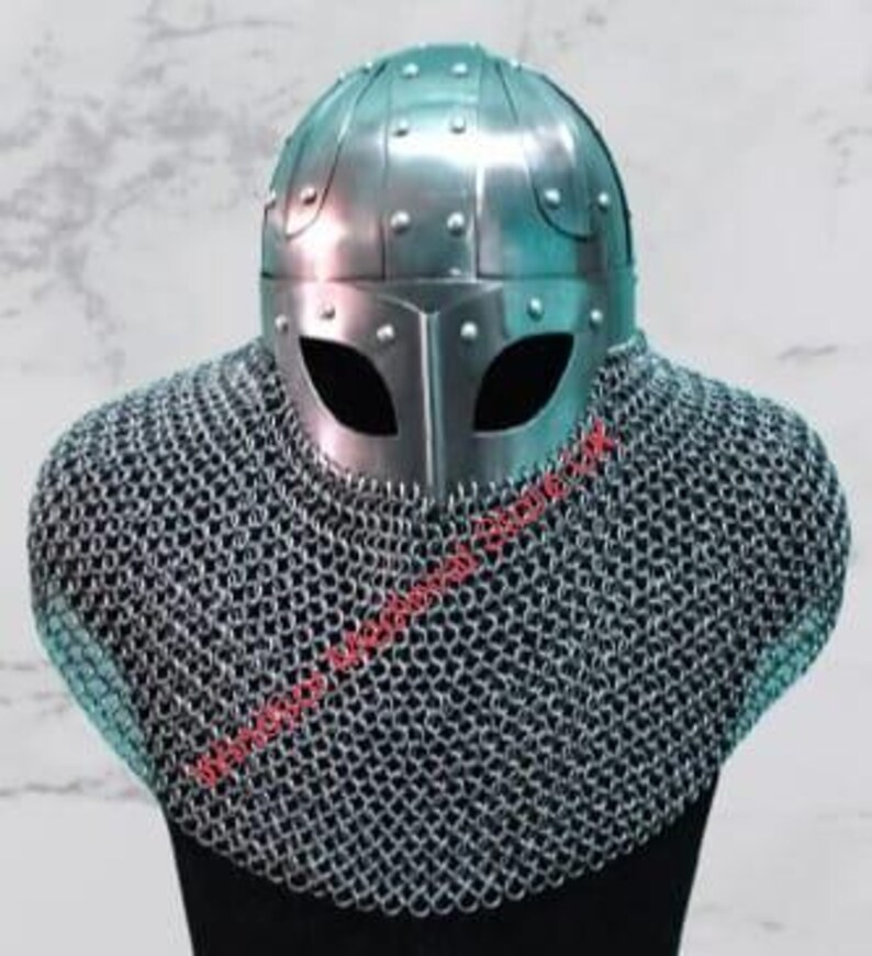 Butted Chainmail Aventail Only MS 10MM Ring ID 16 Gauge (1.6MM) Thick ...