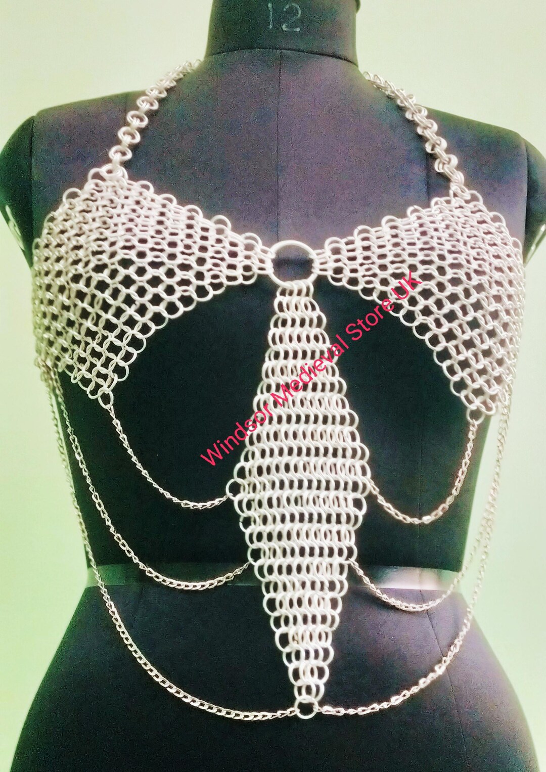 Aluminum Chainmail Bra Medieval Costume Inner Wear - Etsy