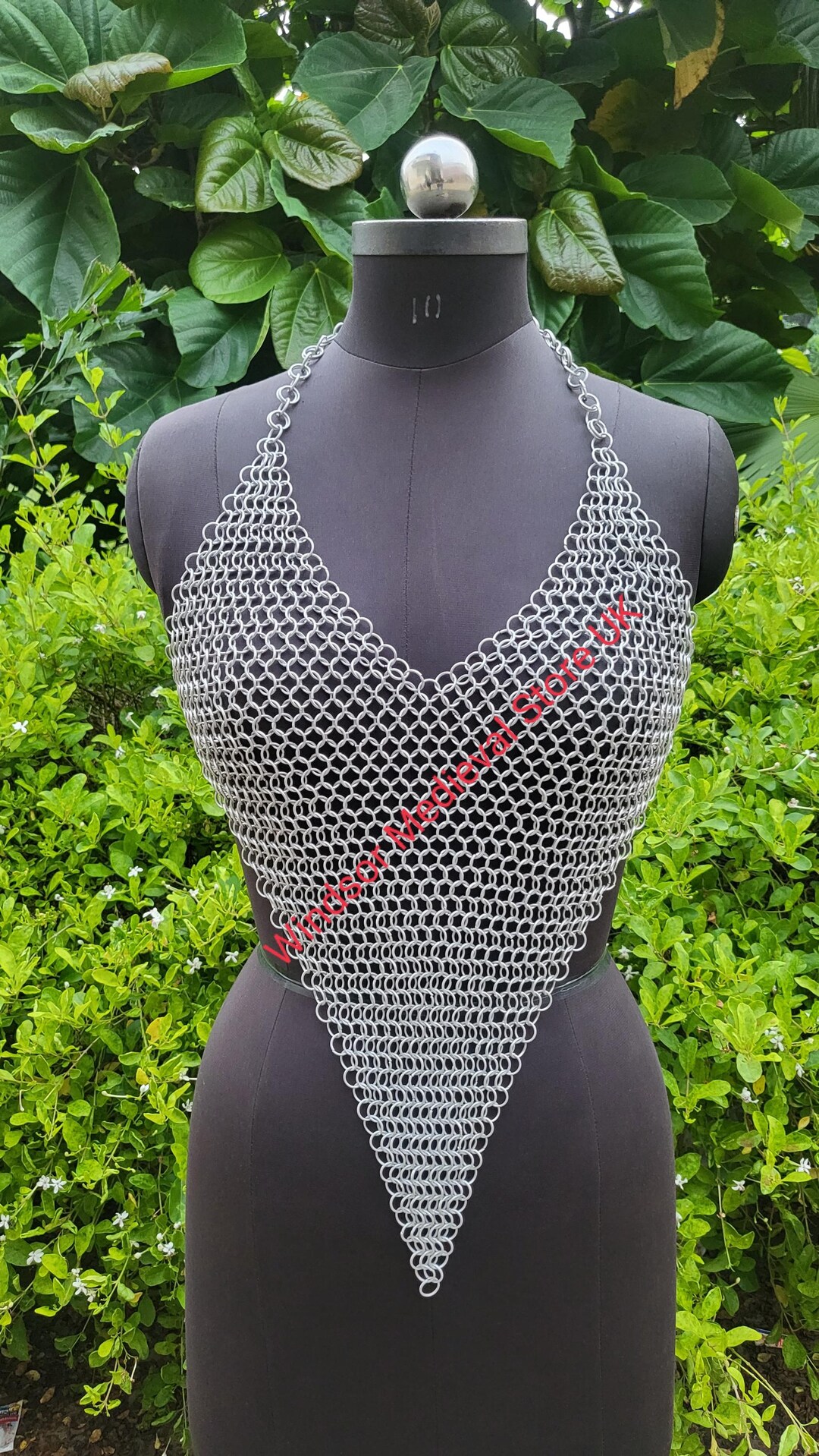 Anodized Aluminum Chainmail Costume 16 Gauge Butted Rings Women's ...