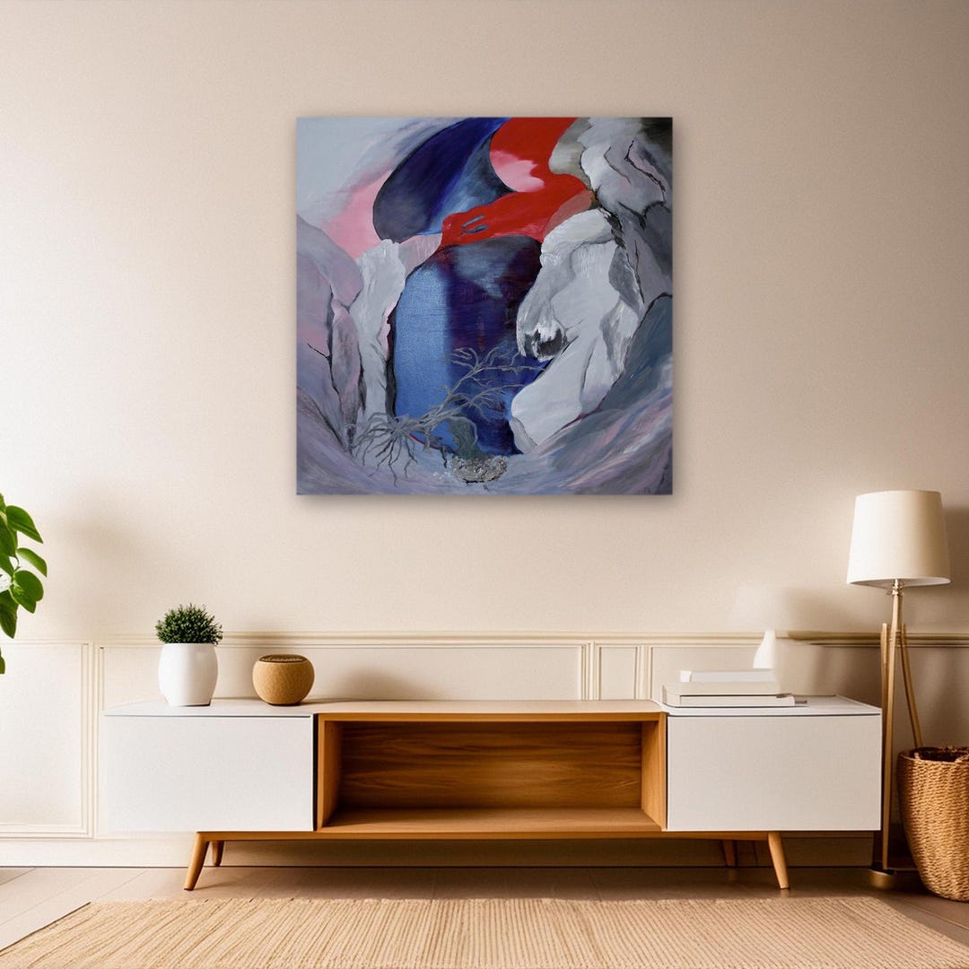 Abstract Landscape Artwork Fine Art Collection: Original Oil Painting ...