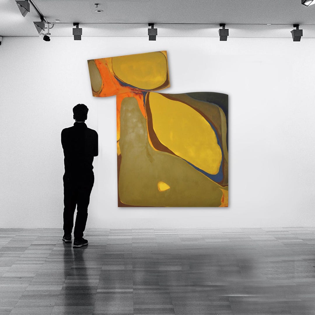 Abstract Landscape Painting Original Fine Art Collection Raps' Oil ...