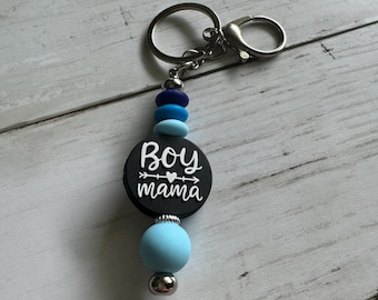 Silicone Boy Mama Wristlet Keychain - Etsy