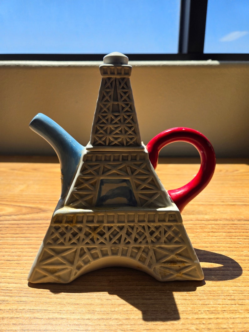 Ceramic Eiffel Tower Teapot - Etsy
